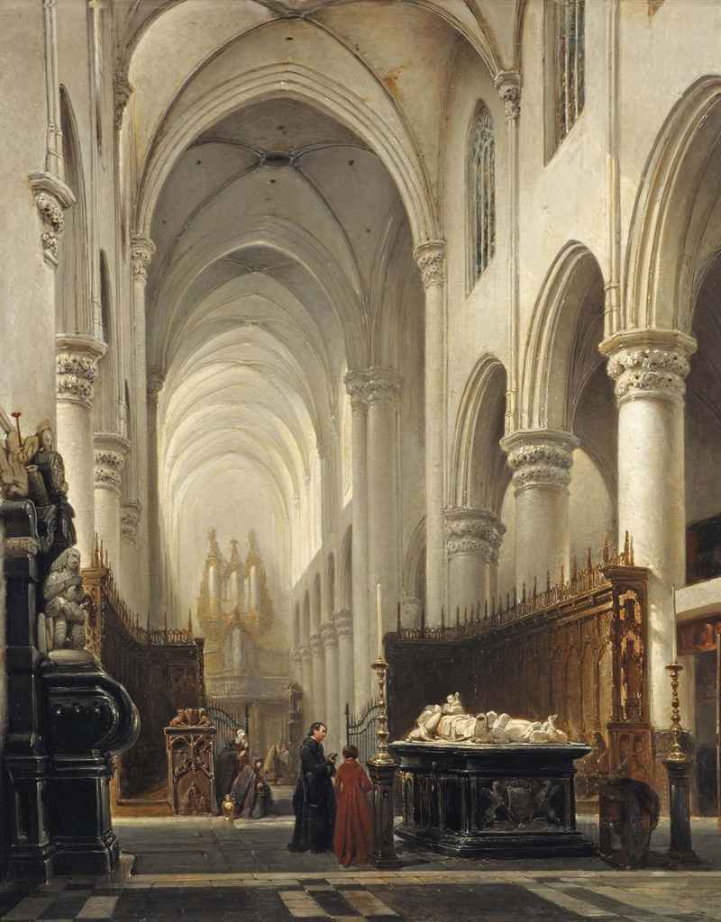 JOHANNES BOSBOOM (1817-1891) Interior of - auctions & price archive