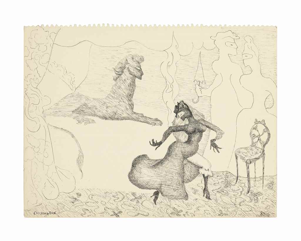 Leonora Carrington (British/Mexican, 1917-2011) Spiral AparitionLeonora ...
