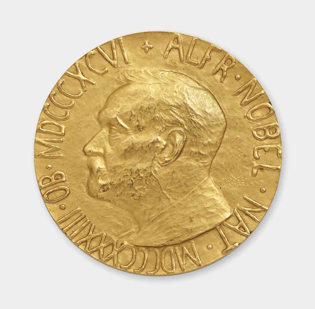 NOBEL PRIZE MEDAL Nobel Peace Prize Medal awarded in 1909 to ...