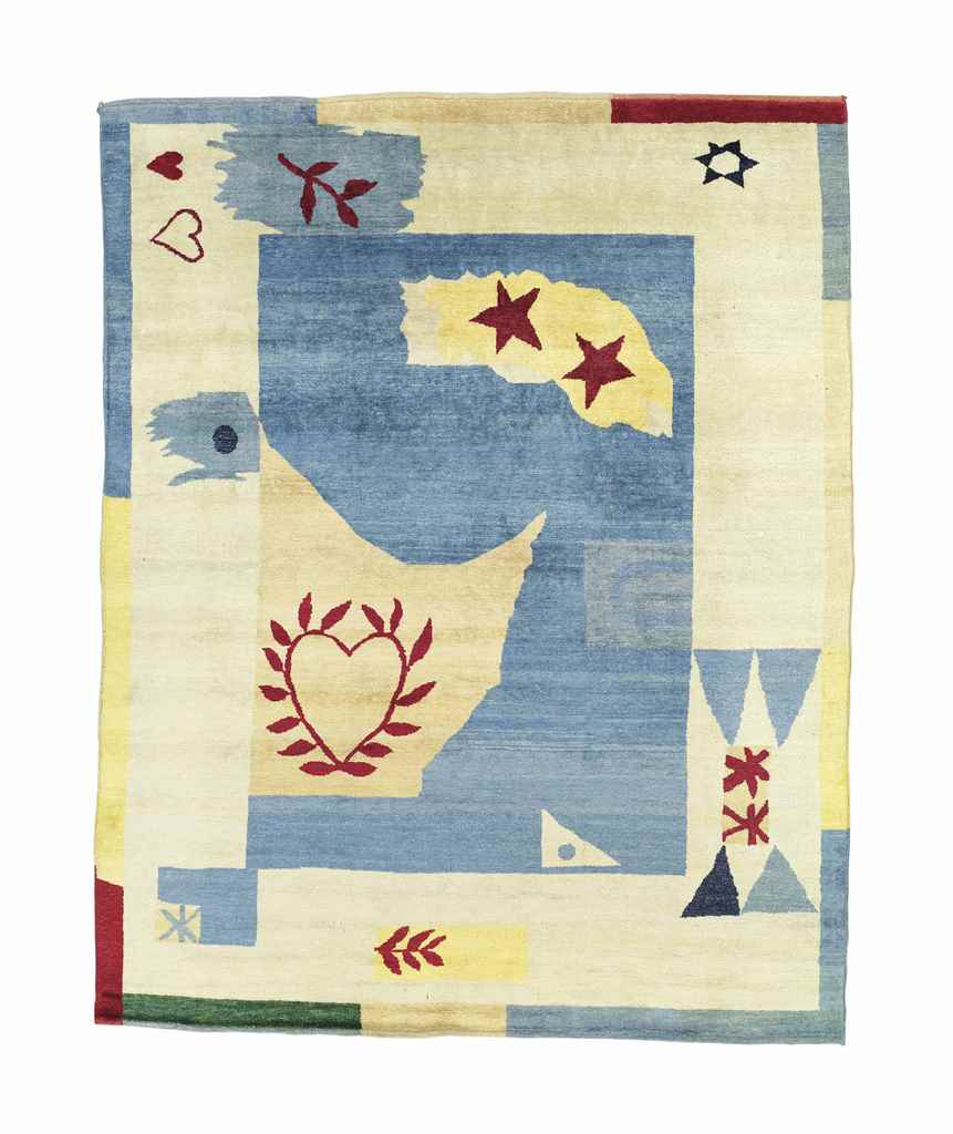A CHRISTOPHER FARR WOOL RUG DESIGNED BY SARAH CHEYNE - auctions & price ...