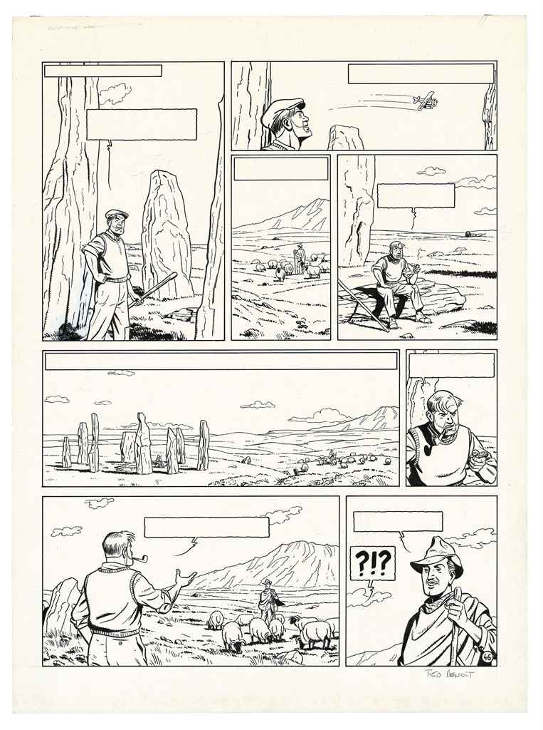 Ted Benoit - originaux en vente | ComicArtTracker