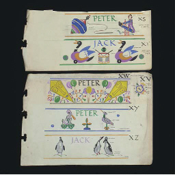 A Quantity of Pattern and Pounce Designs designed by Truda Carter, c ...