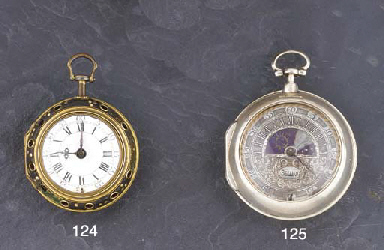 Christopher Pinchbeck: A gilt paircase quarter repeating verge ...