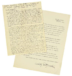 WITTGENSTEIN, Ludwig. Autograph letter signed ('Ludwig Wittgenstein ...