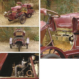 1904 REXETTE 5HP TRICAR TANDEM TWO SEATER - auctions & price archive