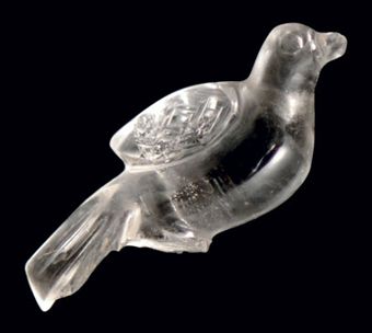 Rare Roman Rock Crystal Pyxis with Bronze Chain, 3rd Century AD ...