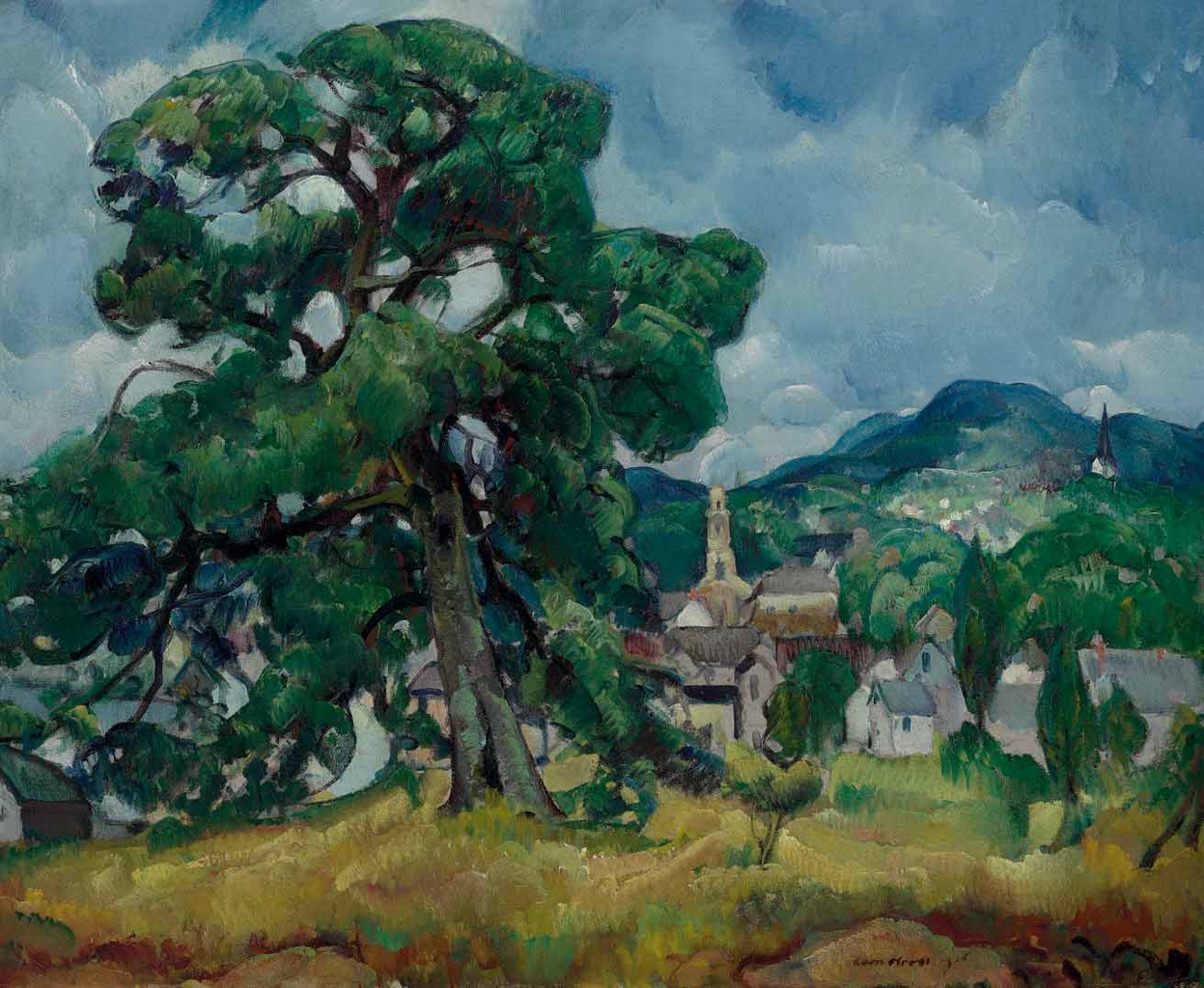 Leon Kroll (1884-1974) | Old Oak, Camden | Paintings, oil | Christie's