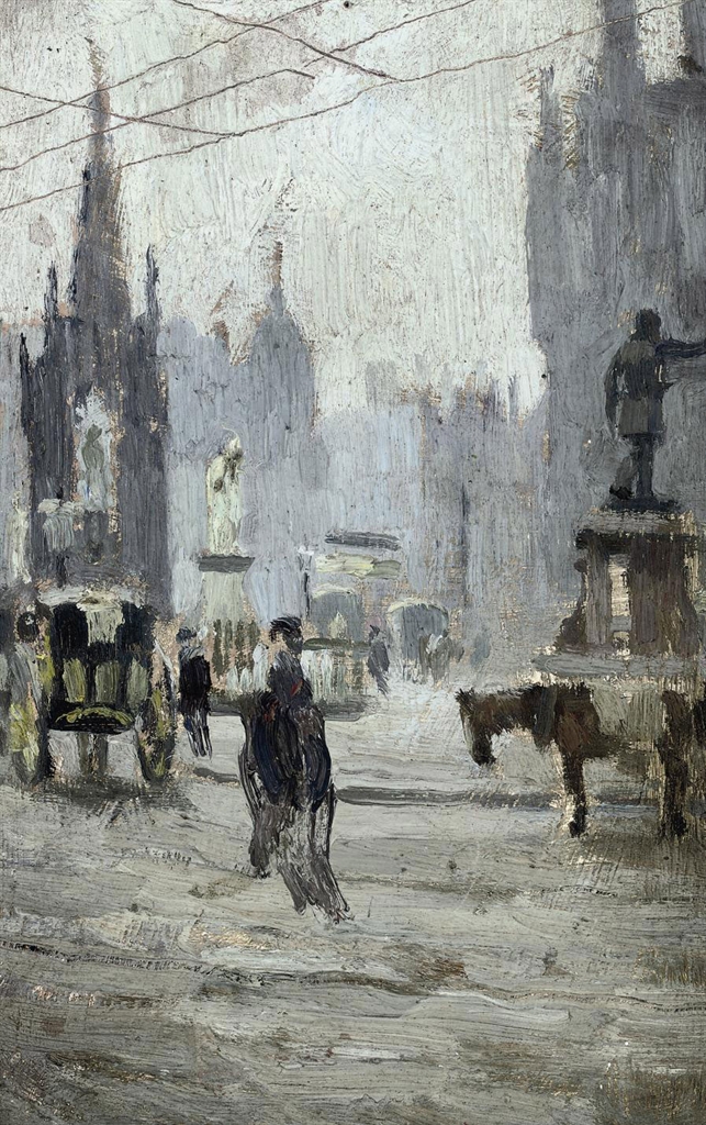 Pierre Adolphe Valette (1876-1942) | Study for Albert Square | 20th ...