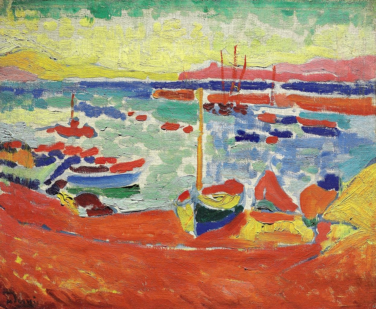 André Derain (1880-1954) | Bateaux à Collioure | 1900s, Paintings ...
