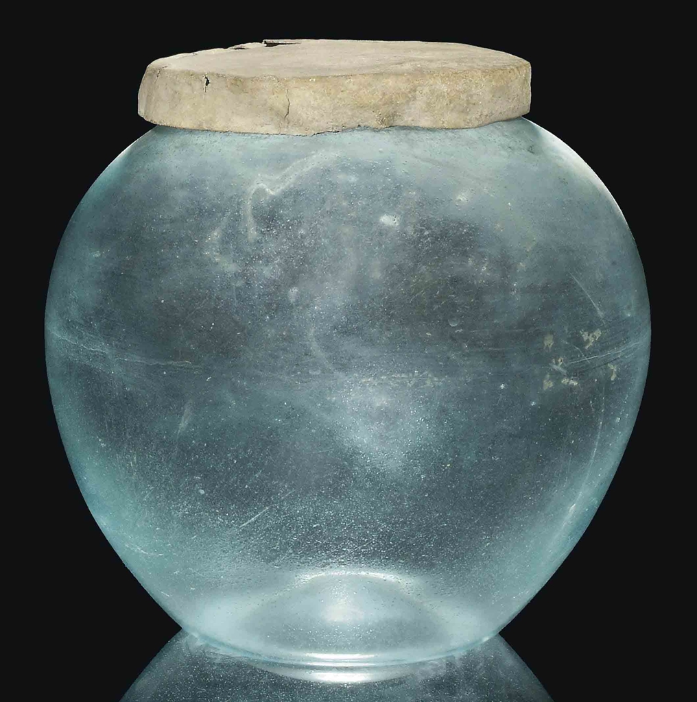 A ROMAN BLUE GLASS CINERARIUM CIRCA LATE 1ST-2ND CENTURY A.D. | Ancient ...