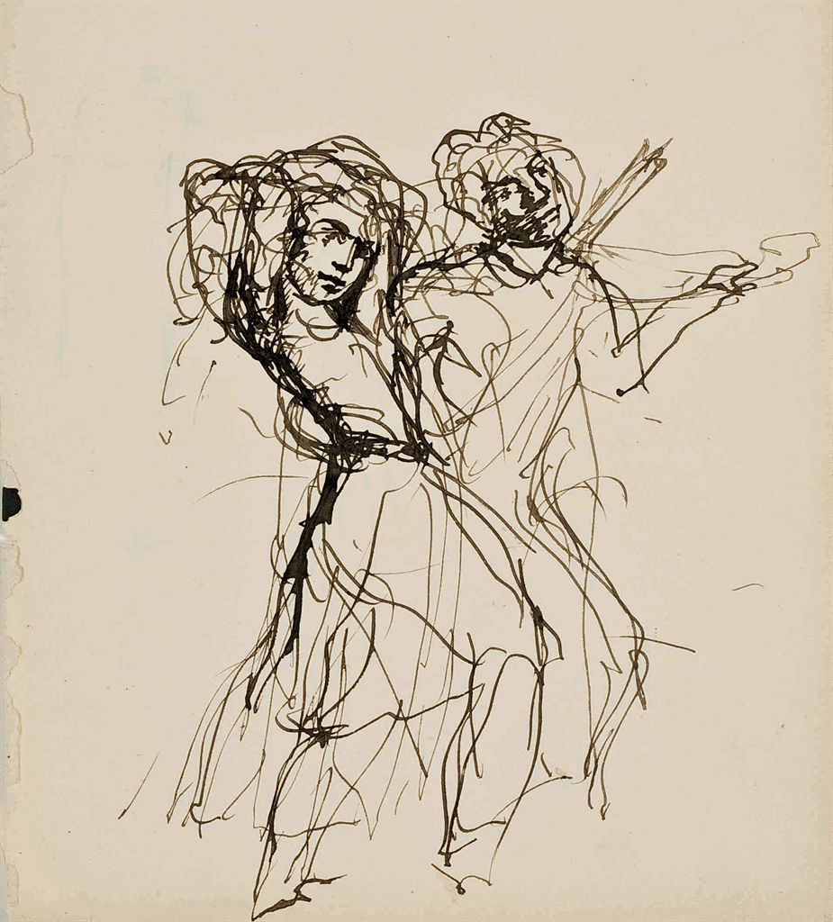 BALTHUS (BALTHASAR KLOSSOWSKI DE ROLA DIT, 1908-2001) | Etude de deux ...