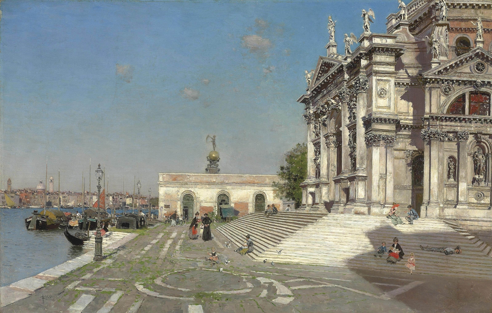 Martin Rico y Ortega (Spanish, 1833-1908) | Santa Maria della Salute ...