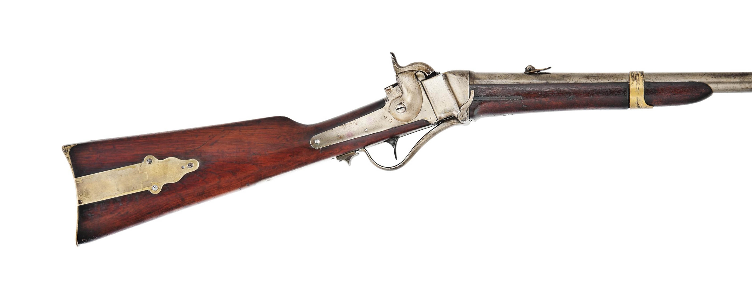 A .52 SHARPS PATENT 'MODEL 1852' CAPPING BREECH-LOADING SERVICE CARBINE ...