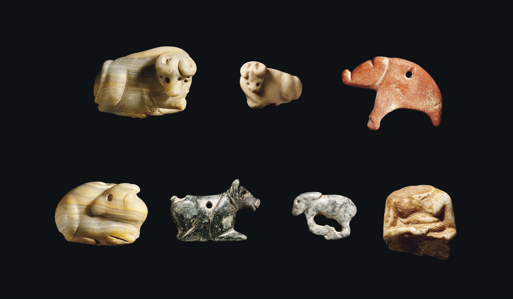 SEVEN MESOPOTAMIAN STONE AMULETS | CIRCA 4TH-3RD MILLENNIUM B.C ...