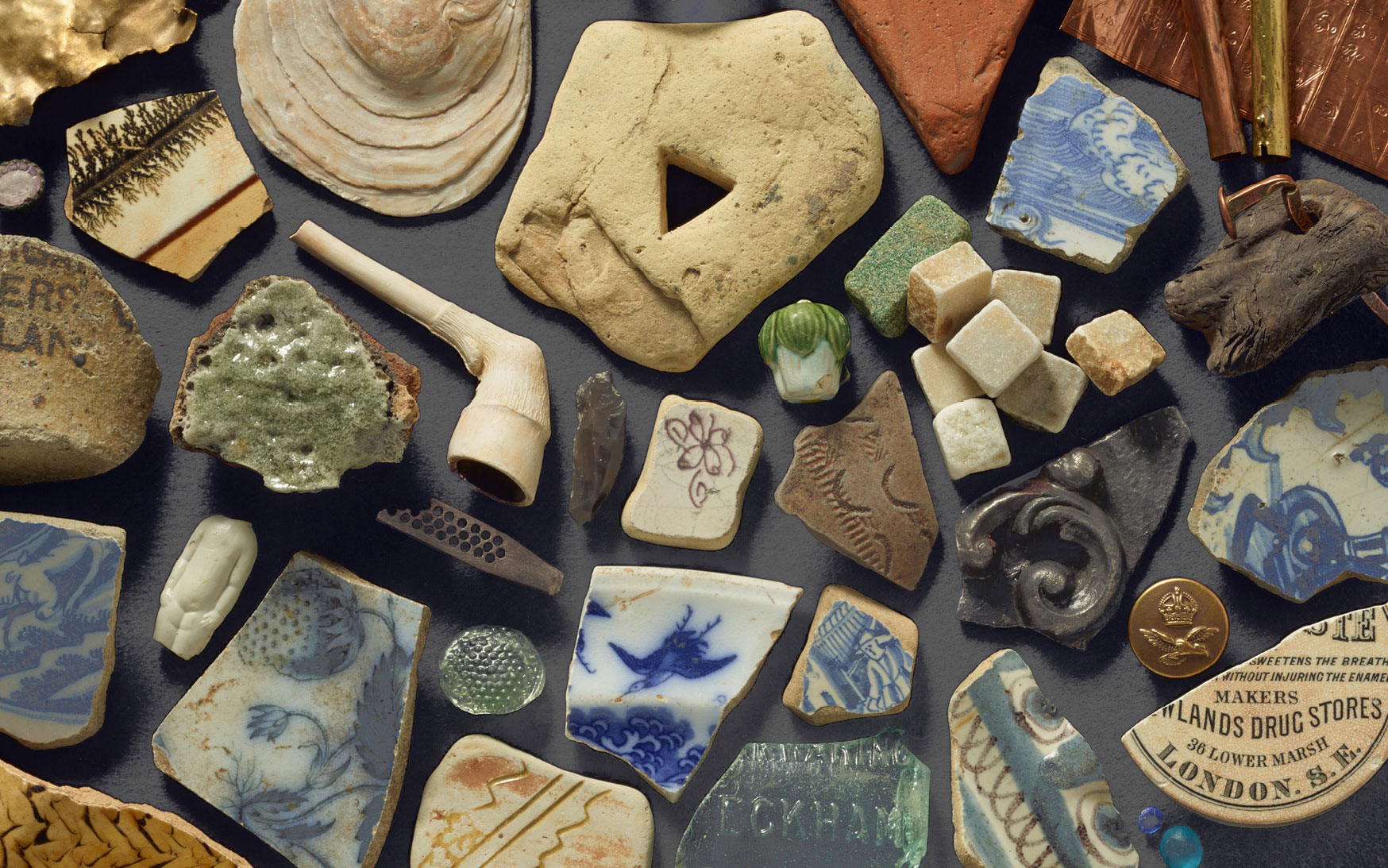 Mudlarking: a history of objects found on the banks of the River Thames ...