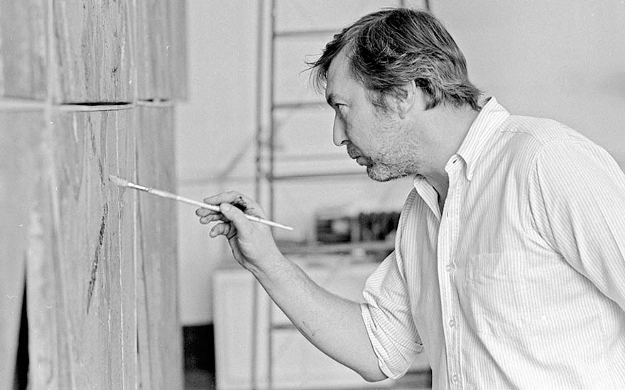 Jasper Johns Field Painting